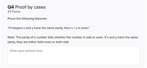 Solved Q Proof By Cases Points Prove The Following Chegg Com