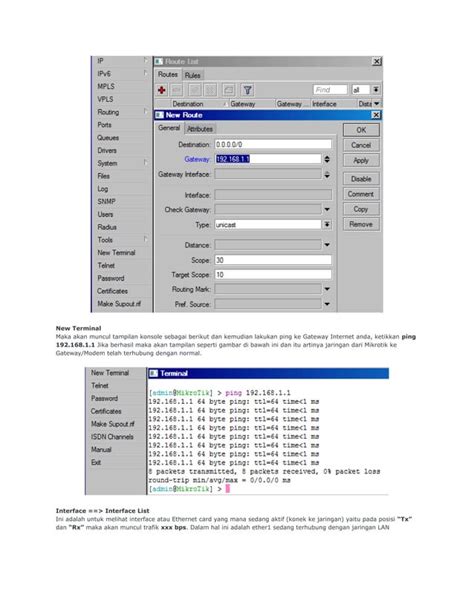 Setting Billing Hotspot Integrasi Router Mikrotik DOC