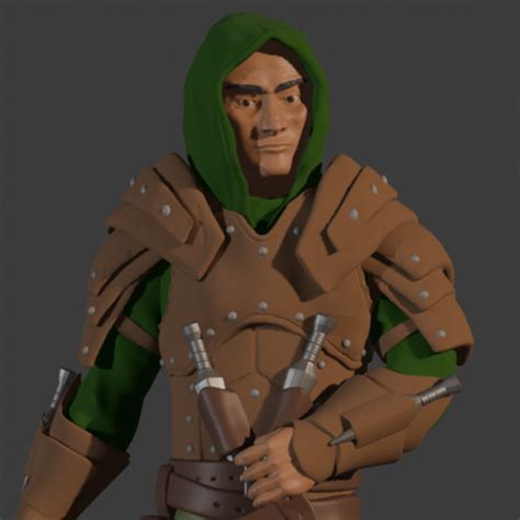 Free Stl File Rogue Bandit With Daggers ♟ ・design To Download And 3d
