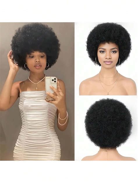 Afro Wig Soft Afro Wig 70s For Women Afro Kinky Curly Hair Wigs With
