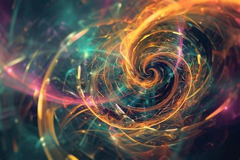 Premium Photo Quantum Spin States Shown As A Dynamic Abstract Co Generative Ai