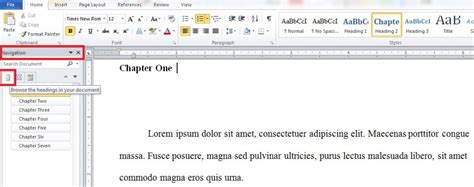 setting up automatic numbered chapters in ms word olivia blacke