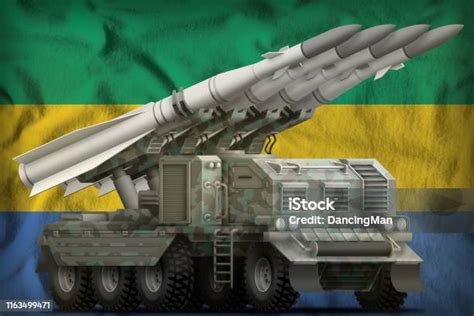 가봉 국기 배경에 북극 위장 전술 단거리 탄도 미사일 3d 일러스트레이션 0명에 대한 스톡 사진 및 기타 이미지 0명 가봉 겨울 Istock