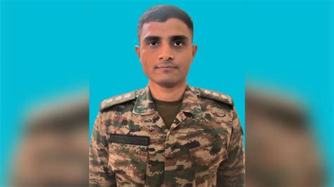 Army Officer Captain Rudra Pratap Singh Lost His Life Due To Medical Reason