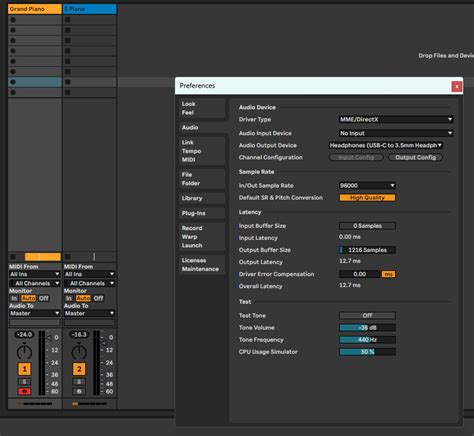 Ableton Live 11 Latency Rableton