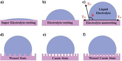 Schematic Illustration Of A Super Electrolyte‐wetting B Download Scientific Diagram