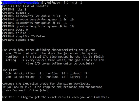 Solved B A Design Problem In The Mlfq Scheduling Is