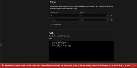 Bindings Error · Budibase Budibase · Discussion 9028 · Github