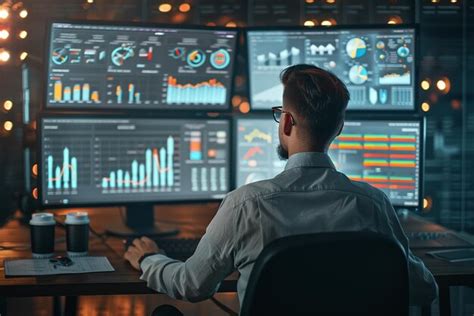 premium photo data scientist analyzing big data