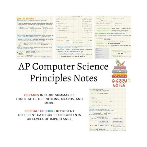 I Got AP Computer Science Principles Notes From A Babe Who Gets Etsy UK Computer