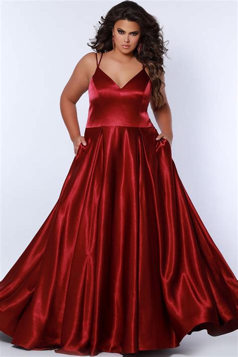 Black Sydneys Closet Sc7363 Long Plus Size Prom Dress For 29899 The