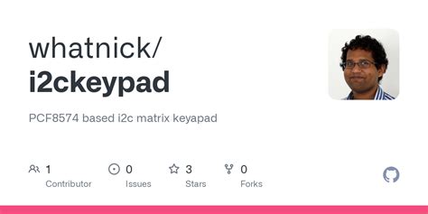 GitHub Whatnick I Ckeypad PCF Based I C Matrix Keyapad