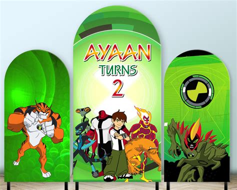Ben 10 Theme Arch Backdrop Party Supplies India Online