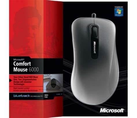 Microsoft Comfort Mouse 6000 Czarna Usb Myszki Przewodowe Sklep