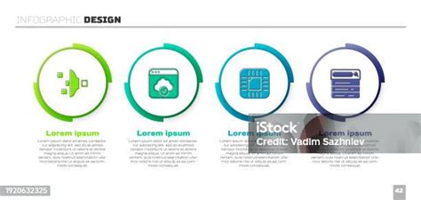 필터 설정 클라우드 기술 데이터 전송 Cpu가 있는 프로세서 및 검색 엔진을 설정합니다 비즈니스 인포그래픽 템플릿입니다 벡터 Cpu에 대한 스톡 벡터 아트 및 기타 이미지