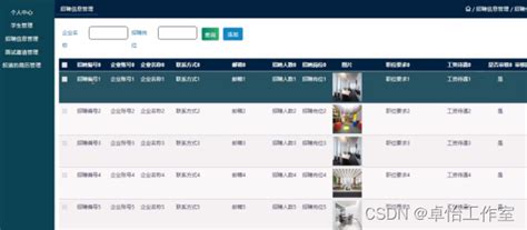 网站项目基于ssm的毕业生就业信息管理系统毕业生就业信息管理系统设计 Csdn博客