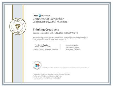 Licenses And Certifications Althaf Ahammed