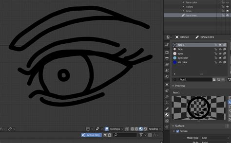 How Assign Different Material To Strokes In Grease Pencil Mode