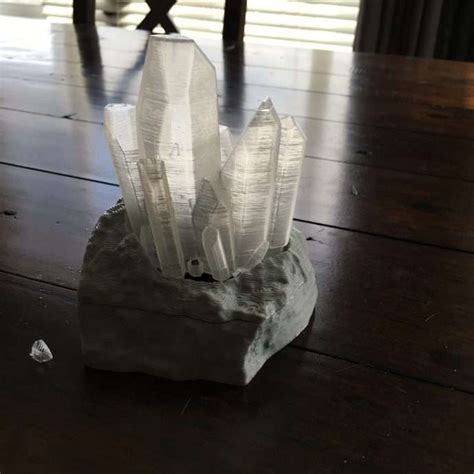 3d Printed Kryptonite With Arduino Random Rgb Glow Maker Hacks