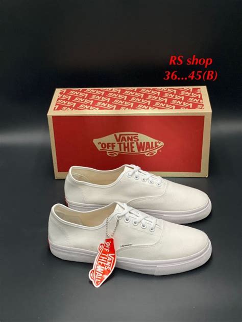 รองเท้าvans Authentic Classic มี 2 สี Size 36 45 B รองเท้าแฟชั่น