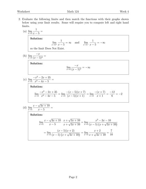 Solution Limits And Derivatives Caculus 1 Studypool