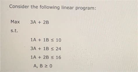 Solved The Value Of The Optimal Solution Is 27 Suppose