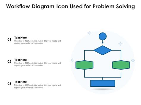 Workflow Diagram Icon Used For Problem Solving Ppt PowerPoint Presentation Icon Infographic