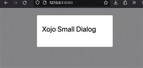 Peculiar Web Dialog Positioning Behavior Web Xojo Programming Forum