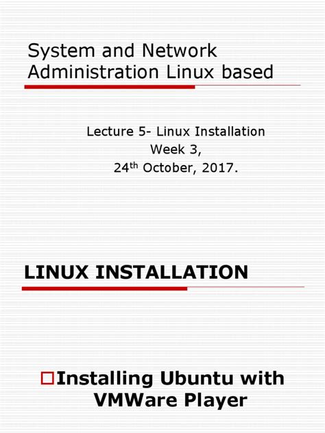 Introduction To Linux Operating System Pdf File System Operating