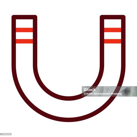 자석 벡터 굵은 선 개인 및 상업적 사용을 위한 두 가지 색상 아이콘 0명에 대한 스톡 벡터 아트 및 기타 이미지 0명 두꺼운 디자인 Istock