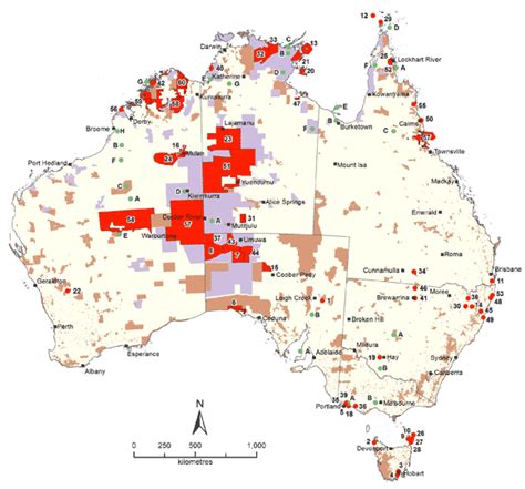 Map Of Indigenous Protected Areas In Australia Map Aboriginal Eroppa