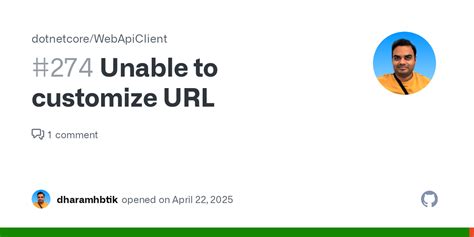 Unable To Customize Url · Issue 274 · Dotnetcorewebapiclient · Github