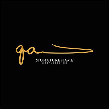 Initial Letter Qa Logo Template Design Vector Background Management Vector Vector Background