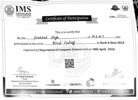 Prabhat Singh On Linkedin Imsgaziabad Blindcoding