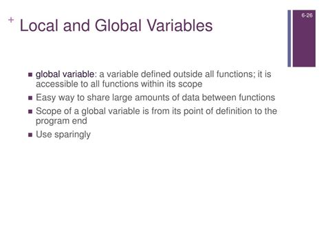 Ppt Chapter 6 Functions Powerpoint Presentation Free Download Id