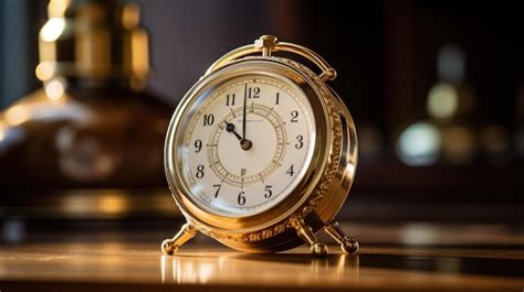 Premium Photo Time Mastery An Alarm Clock A Symbol Of Punctuality And