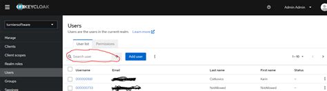 The Search Does Not Work If Only Partial Information Is Entered · Issue