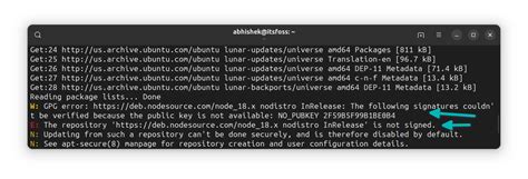 Fixing Following Signatures Couldnt Be Verified Error