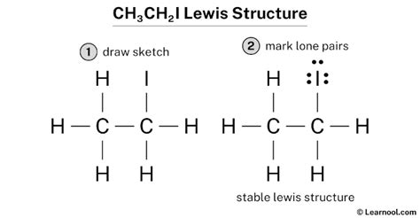 CH3CH2I Lewis Structure Learnool CH3CH2I Lewis Structure Learnool