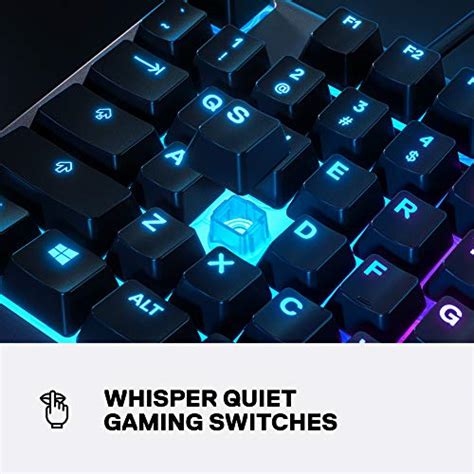 SteelSeries Apex RGB Gaming Keyboard Zone RGB Illumination IP Water Resistant And RGB