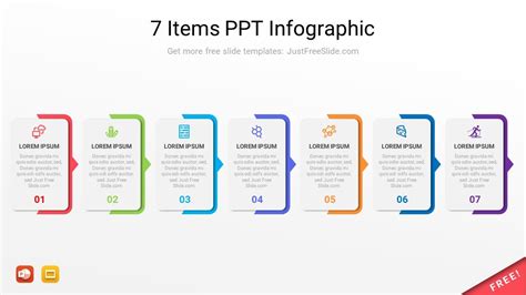 7 Items Ppt Infographic Free Download Just Free Slide