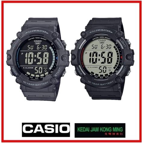 Ae1500whx 1a 8bv Casio Watch Original Big Digital Shopee Malaysia