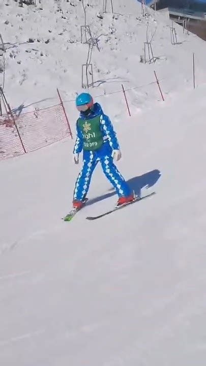 초급 스키 강습중 Youtube