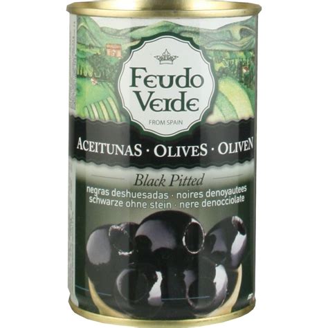 schwarze spanische Feudo Verde Oliven ohne Stein | online kaufen