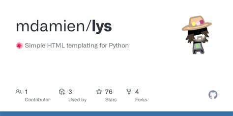 lys simple html templating for python r python