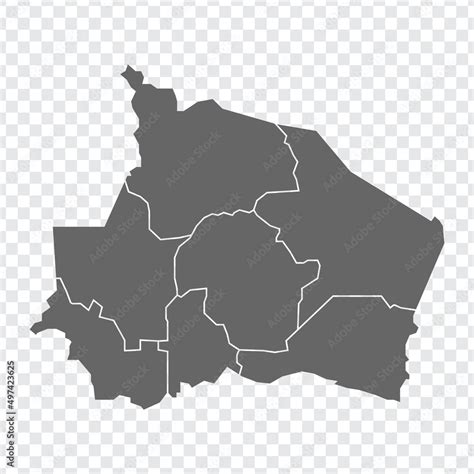 Blank Map State Negeri Sembilan Of Malaysia High Quality Map Negeri