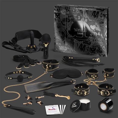 Sinful Dark Bdsm Couples Box Kjøp Her Sinful