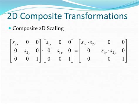 2d Transformatiomcomputer Graphics 2d Translation Rotation And Scaling Transformation And