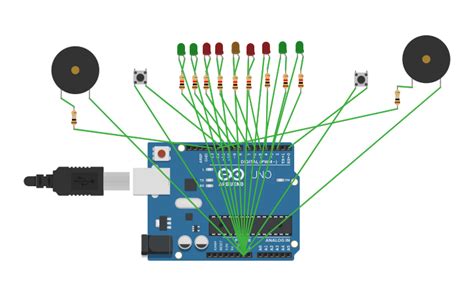 Circuit Design Pin Pon Tinkercad
