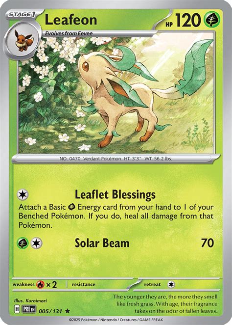 Leafeon 005131 Prismatic Evolutions Pokemonkaartnl